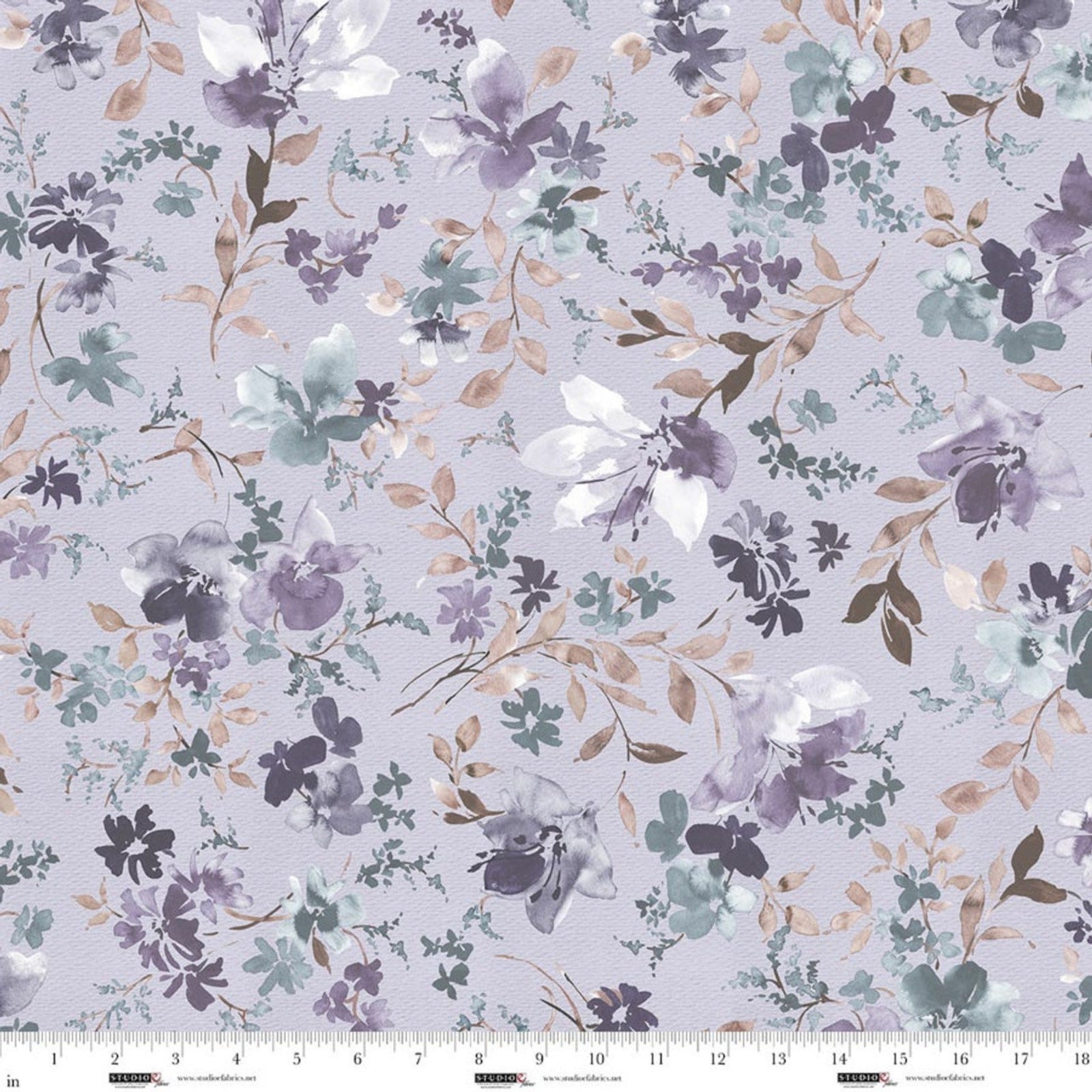 118" Garden Whisper Wide Quilt Back Orchid